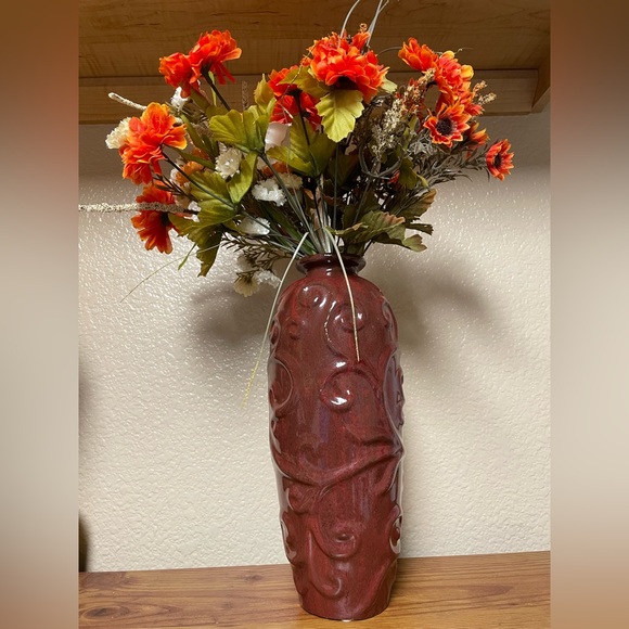 Accents | Ceramic Earth Colors Beautiful Vase | Poshmark